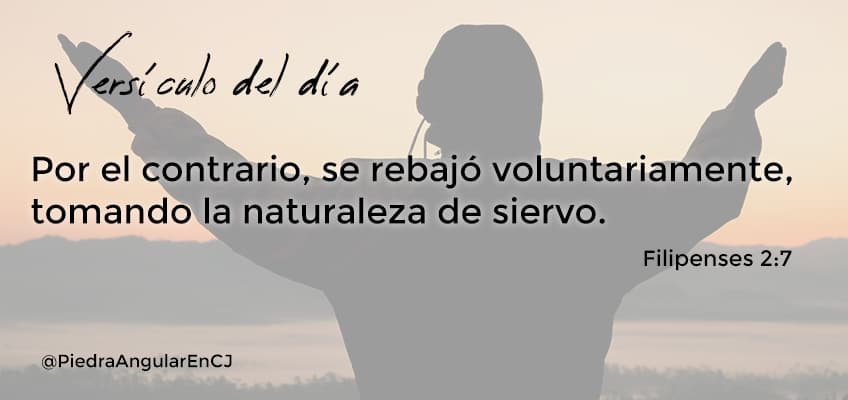 Filipenses 2:7 NVI - Piedra Angular en Cristo Jesús